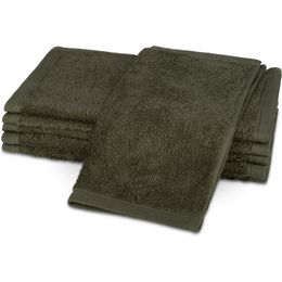 Seiftuch Ross "Vita 4004", olive, B:30cm L:30cm, Frottier, Handt&uuml;cher