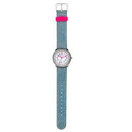 Quarzuhr Scout "The Darling Collection", blau (blau, wei&szlig;), Armbanduhren, Kinder, Quarzuhr, Armbanduhr, Kinderuhr, Geschenkidee, Schulanfang, M&auml;dchen, Glitzer