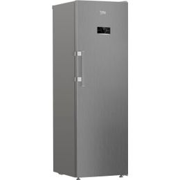 Beko Gefrierschrank "B7RFNE315XP", Energieeffizienz: D (A-G), silber (silberfarben), B:59,7cm H:186,5cm T:70,9cm, Gefrierschr&auml;nke