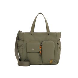 Emily & Noah Shopper EMILY & NOAH "Shopper E&N Joeline", Damen, Gr. B/H/T: 38cm x 28cm x 13cm 0, gr&uuml;n (khaki 910), Polyurethan, Taschen Shopper