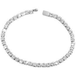 Adelia&acute;s Gliederarmband ADELIA&acute;S "Damen", silber, Armb&auml;nder, Damen, 19cm, Edelstahl, Gliederarmband, Ein Geschenk, das Freude macht