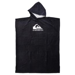 Badeponcho Quiksilver "Hoody", Herren, schwarz, Baumwolle, Hausm&auml;ntel