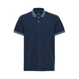 Poloshirt Blend "Poloshirt BHPolo", Herren, Gr. S, blau (marineblaus), Obermaterial: 100% Baumwolle CO., Shirts