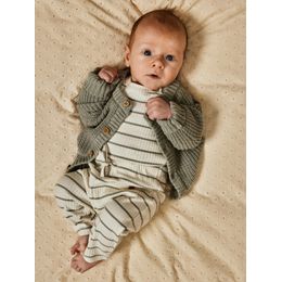Langarmbody LIL' ATELIER "NBMKAIL LS SLIM BODY LIL NOOS", Jungen, Gr. 86, N-Gr, coconut milk, Jersey, Obermaterial: 95% Baumwolle, 5% Elasthan, unifarben, Rundhals, Bodys, Baumwollmischung