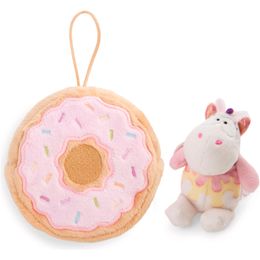 Kuscheltier Nici "Theodor & Friends GREEN, Einhorn Sweety Rainbow 10 cm", bunt, Pl&uuml;schfiguren, KinderB:10cm H:10cm L:4cm, Kuscheltier, in Donut mit Loop, B:10cm H:10cm L:4cm