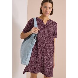 Tunikakleid Cecil, Damen, Gr. M (40), US-Gr&ouml;&szlig;en, sweet grape rot, Stoff, 100% Viskose, bedruckt, normal knieumspielend, Rundhals, normaler Saum, Kleider, aus Viskose