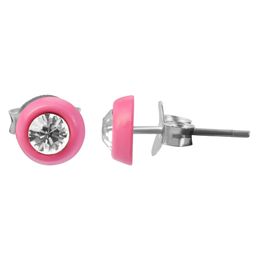 Adelia&acute;s Paar Ohrh&auml;nger ADELIA&acute;S "Ohrringe &ndash; Ohrstecker aus 925 Silber mit Strass Steinchen", M&auml;dchen, Gr. M&auml;dchen, Silber 925 (Sterlingsilber), silber, Ohrringe, Ein Geschenk, das Freude macht
