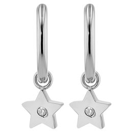 Adelia&acute;s Kettenanh&auml;nger ADELIA&acute;S "Anh&auml;nger &ndash; Stern Anh&auml;nger aus Edelstahl mit Strass Steinchen", silber, Schmuckanh&auml;nger, Damen, Edelstahl, Kettenanh&auml;nger, Ideal zum Verschenken &ndash; schlicht und stilvoll