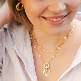 Adelia&acute;s Kette ohne Anh&auml;nger ADELIA&acute;S "Damen", gold, Halsketten, Damen, 40cm, Edelstahl, Geschenkidee: zeitlos und vielseitig