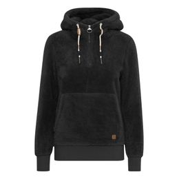 Longpullover oxmo "Sweatshirt OXAnoush", Damen, Gr. L, schwarz, Obermaterial: 100% Polyester PES., Pullover Longpullover