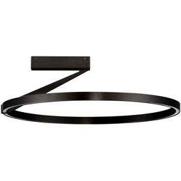 NOVA LUCE Deckenleuchte "TILIA", schwarz, 1, &Oslash; 60cm H: 20cm, 1 Stk., Leuchten, Deckenleuchte
