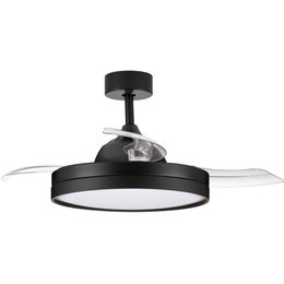 NOVA LUCE Deckenleuchte "NEVMA", schwarz, 1, &Oslash; 107cm H: 39cm, 1 Stk., Leuchten, Deckenleuchte