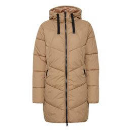 Wintermantel B.Young "Jacke BYBOMINA", Damen, Gr. 40, beige (tannin), Obermaterial: 100% Nylon NY., M&auml;ntel Wintermantel