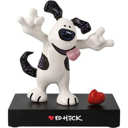 Dekofigur Goebel "Ed Heck - Rock On", bunt, B:16cm H:18,5cm T:9,5cm, Porzellan, Dekofiguren