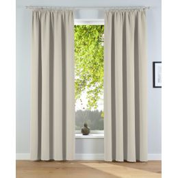 Verdunkelungsvorhang OTTO HOME "Solana" Gr. 8, creme, B:280cm H:245cm, Polyester, Gardinen, Breite 280 cm, &Uuml;berbreite, einfarbig, Raumteiler