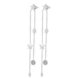 Adelia&acute;s Kettenanh&auml;nger ADELIA&acute;S "Anh&auml;nger &ndash; Stern Anh&auml;nger aus Edelstahl mit Strass Steinchen", silber, Schmuckanh&auml;nger, Damen, Edelstahl, Kettenanh&auml;nger, Perfekt zum Verschenken an besondere Menschen