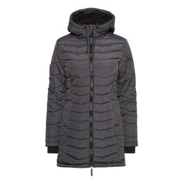 Parka oxmo "Parka OXNelly", Damen, Gr. M, schwarz, Obermaterial: 65% Nylon NY. 35% Polyester PES., M&auml;ntel Parka