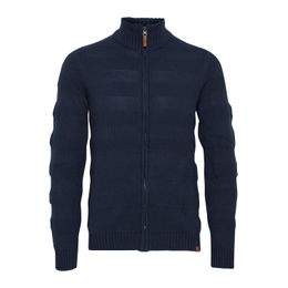 Strickjacke Blend "Strickjacke BHGalmaro", Herren, Gr. XXL, blau (marineblaus), Obermaterial: 100% Baumwolle CO., Strickjacken Strickjacke