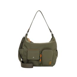 Emily & Noah Beuteltasche EMILY & NOAH "Beutel E&N Joeline", Damen, Gr. B/H/T: 35cm x 28cm x 12,5cm 0, gr&uuml;n (khaki 910), Polyurethan, Taschen Beuteltasche