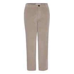 Stoffhose B.Young "Hose BYDASIK", Damen, Gr. 40, N-Gr, gelb (string), Obermaterial: 98% Baumwolle CO. 2% Elasthan EL., Hosen Stoffhose