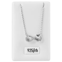Adelia&acute;s Kette ohne Anh&auml;nger ADELIA&acute;S "Halskette mit Anh&auml;nger &ndash; Unendlichkeitszeichen aus 925 Silber", silber, Halsketten, Damen, 42cm, Silber 925 (Sterlingsilber), Ideal als Geschenk zum einfach so