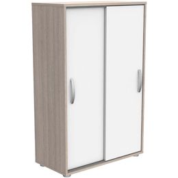 W&auml;scheschrank Demeyere Group "Nano", wei&szlig;, neutral, B:68cm H:105,6cm T:32,9cm, Holzwerkstoff, Schr&auml;nke
