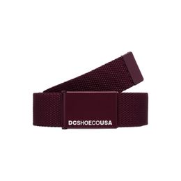 Synthetikg&uuml;rtel DC Shoes "Web", Herren, rot (fig), Kunstfaser, G&uuml;rtel
