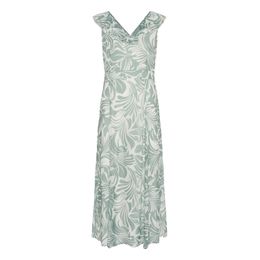 Midikleid Kaffe "Kleid KAelsa", Damen, Gr. 34, N-Gr, bunt (jadeite with gardenia aop), Obermaterial: 100% Polyester PES., Kleider Midikleid