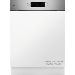 AEG teilintegrierbarer Geschirrsp&uuml;ler "GT620B2SCM", Energieeffizienz: B (A-G), edelstahl, B:59,6cm H:81,8cm T:57cm, Geschirrsp&uuml;ler, Sp&uuml;lmaschine &ndash; starke Spr&uuml;habdeckung, viel Platz & sauber