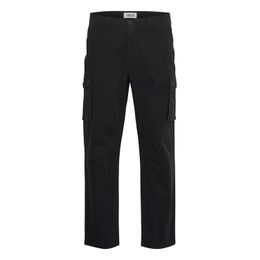 !Solid Cargohose SOLID "Cargohose SDGiorgio", Herren, Gr. 33, L&auml;nge 34, schwarz (true schwarz), Obermaterial: 95% Baumwolle CO. 5% Elasthan EL., Hosen Cargohose