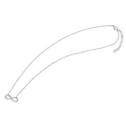 Adelia&acute;s Kette ohne Anh&auml;nger ADELIA&acute;S "Halskette mit Anh&auml;nger &ndash; Unendlichkeitszeichen aus Edelstahl", silber, Halsketten, Damen, 47cm, Edelstahl, Ideal als Geschenk f&uuml;r besondere Anl&auml;sse