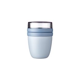 Lunchbox Mepal "Lunchpot Mini Ellipse &oslash; 9,1 cm", bunt (nordic blau new), Kunststoff, Lebensmittelaufbewahrungsbeh&auml;lter, Lunchbox