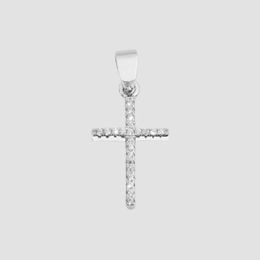 Adelia&acute;s Kettenanh&auml;nger ADELIA&acute;S "Anh&auml;nger &ndash; Kreuz Gravuranh&auml;nger aus 925 Silber mit Zirkonia", silber, Schmuckanh&auml;nger, Damen, Silber 925 (Sterlingsilber), Kettenanh&auml;nger, Zum Verschenken &ndash; ideal zum einen besonderen Tag