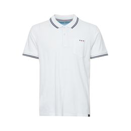 Poloshirt FQ1924 "Poloshirt FQElvar", Herren, Gr. XXL, wei&szlig; (brilliant wei&szlig;), Obermaterial: 100% Baumwolle CO., Shirts