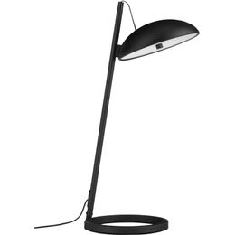 NOVA LUCE Tischleuchte "FLUTE", schwarz, 1, &Oslash; 20cm H: 53cm, 1 Stk., Leuchten, Tischleuchte