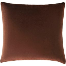 Kissenbezug OTTO HOME "Tianna", braun, B:50cm L:50cm, Polyester, Polyester, Kissenbez&uuml;ge, Kissenbezug