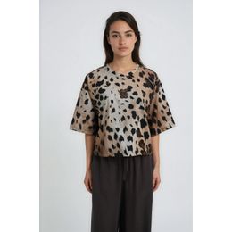 Smith & Soul Rundhalsshirt SMITH & SOUL, Damen, Gr. XXL, schwarz chocolat, Single Jersey, Material: 100% Baumwolle, gerade normal, Rundhals, eingesetzt gerader Abschluss, Shirts Rundhalsshirt, aus Baumwolle