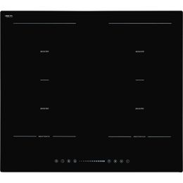 Exquisit Induktions-Kochfeld "EKI600-F-490", schwarz, B:59cm H:5,8cm T:52cm, Kochfelder, 4 Induktionszonen mit 4-fach Booster, Warmhalten & Stop&Go