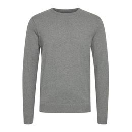 Strickfleece-Pullover Blend "Strickpullover BHPullover", Herren, Gr. XL, grau (stone mix), Obermaterial: 100% Baumwolle CO., Pullover