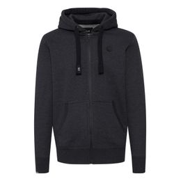 !Solid Kapuzensweatjacke SOLID "Kapuzensweatjacke SDBene", Herren, Gr. L, grau (dar grau m), Obermaterial: 50% Baumwolle CO. 50% Polyester PES., Sweatjacken