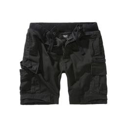 Stoffhose Brandit "Brandit Herren Packham Vintage Shorts", Herren, Gr. 5XL, US-Gr&ouml;&szlig;en, schwarz, 100% Baumwolle, unifarben, normal, Hosen Stoffhose