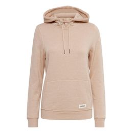 Kapuzenpullover oxmo "Hoodie OXOwena", Damen, Gr. S, rosa (mahogany rose melange), Obermaterial: 80% Polyester PES. 20% Baumwolle CO., Sweatshirts Kapuzenpullover