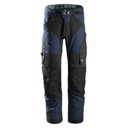 Arbeitshose Snickers Workwear "FlexiWork", Herren, Gr. 54, Einheitsgr&ouml;&szlig;e, blau (marine), Obermaterial: 88% Polyamid PA. 12% Elasthan EL., Hosen Arbeitshose