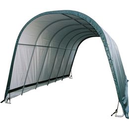 Folienger&auml;tehaus ShelterLogic "Weidezelt, Zeltgarage, Run-In-Shed", gr&uuml;n, Polyethylen (PE), Stahl, Ger&auml;teh&auml;user, Gr&uuml;n, 730x400x300 cm