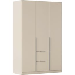 Dreht&uuml;renschrank OTTO HOME "Kleiderschrank Schrank Garderobe AGORDO mit Dekor- oder Hochglanzfront", beige (beige (champagner)), Schr&auml;nke, B/H/T: 136cm x 210cm x 54cm, Griffe Alufarben, Holzwerkstoff, Dreht&uuml;renschrank, mit Au&szlig;enschubk&auml;sten, Serie in 7 Breiten und 2 H&ouml;hen MADE IN GERMANY, B:136cm H:210cm T:54cm