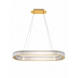 NOVA LUCE Pendelleuchte "KINARA", gold, 1, H: 130cm, 1 Stk., Leuchten, Pendelleuchte