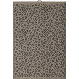 Geschirrtuch Ross "Leo-Muster 3er-Pack", anthrazit, beige, B:18cm H:4cm L:27cm T:4cm, 100% Baumwolle, Geschirrt&uuml;cher, Geschirrtuch