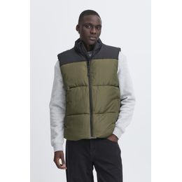Outdoorjacke Blend "BHELWIN colorblock vest", Herren, Gr. XL, gr&uuml;n (forest night), Web, Obermaterial: 100% Polyester, unifarben, regular fit normal, Jacken Outdoorjacke, mit Markenlabel, aus Polyester und Kunstfaser, Regular Fit