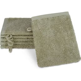 Waschhandschuh Ross "Vita 4004", beige (schilf), B:16cm L:22cm, Frottier, Handt&uuml;cher
