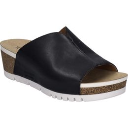Sandale Josef Seibel "Quinn 01, schwarz", Damen, Gr. 41, schwarz, Obermaterial: 100% Rindsleder Leather cow., Schuhe Sandale